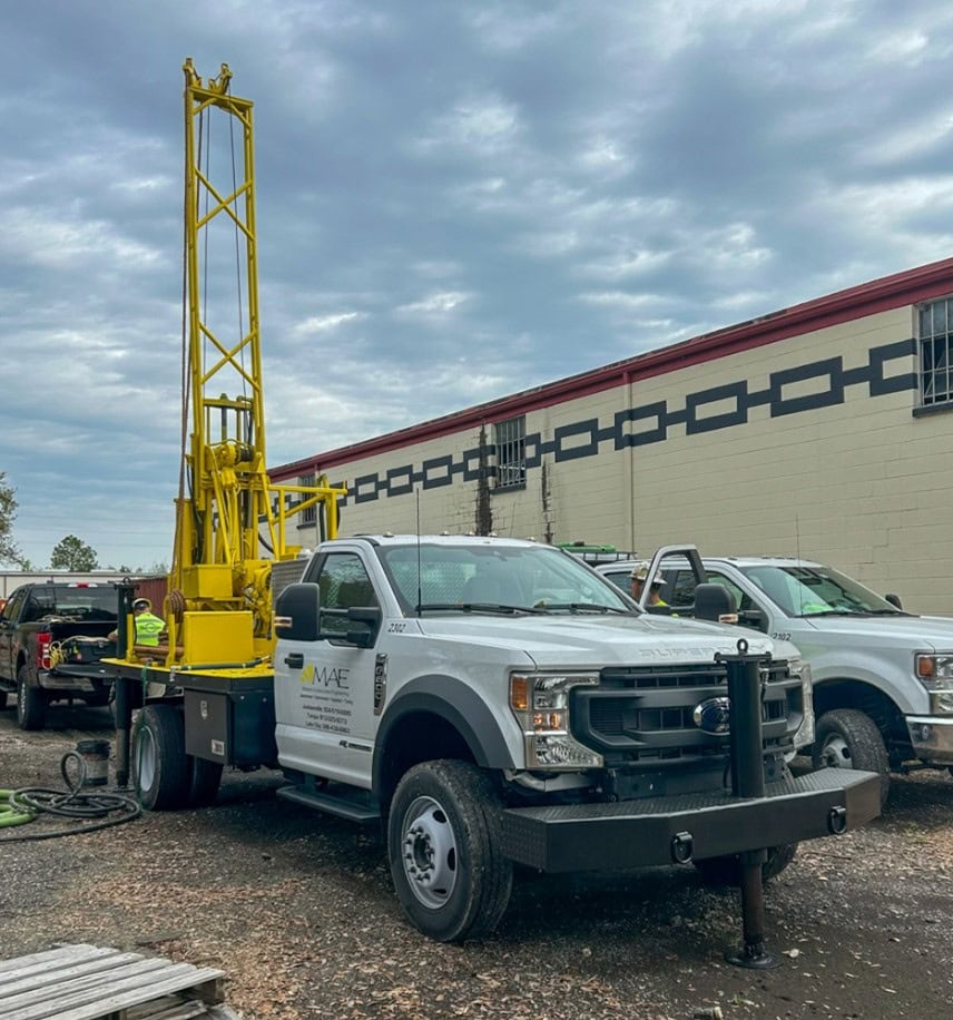 Check Out Our New Drill Rig! • Meskel & Associates Engineering News